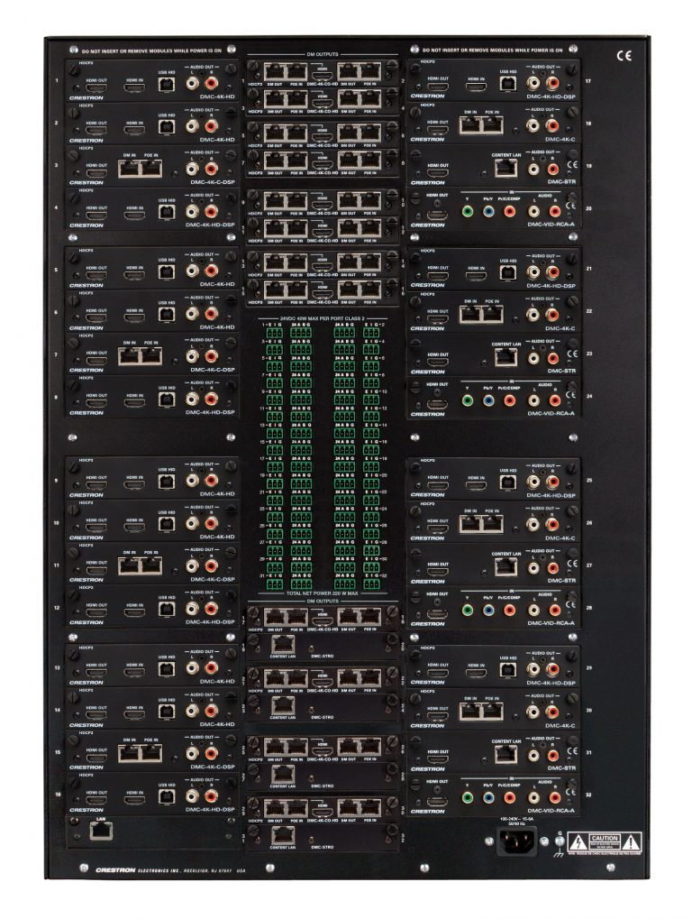 Crestron DM-MD32X32 32x32 DigitalMedia™ Switcher – Proud Audio Visual